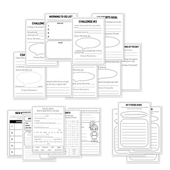 "My Strong Mind" activities by Niels van Hove - Little Smart Fox