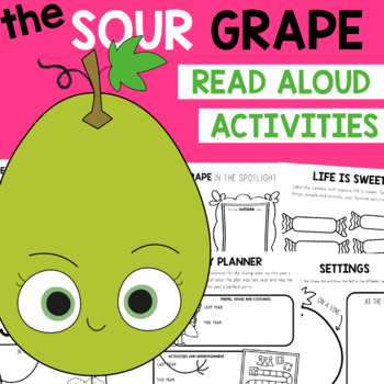 The Sour Grape Activities, THE SOUR GRAPE LESSON PLANS, CRAFT, Jory ...