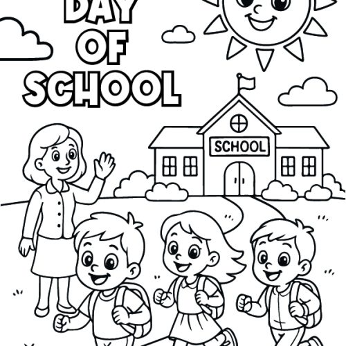 Last Day of School Coloring Page and Word Search | Welcome Summer ...