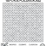 Last Day of School Coloring Page and Word Search | Welcome Summer ...